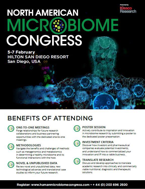 North America Microbiome Congress 2018