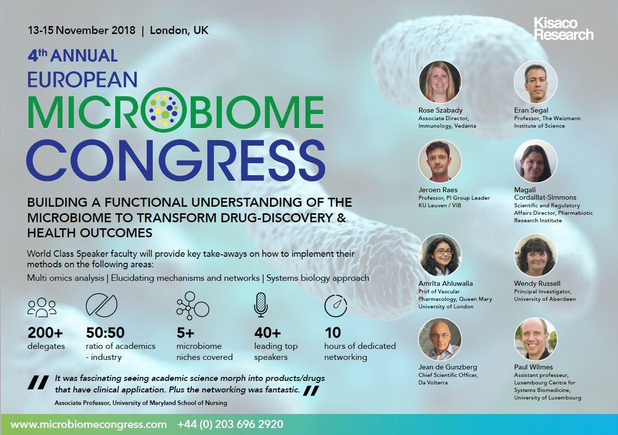 Microbiome Congress 2018
